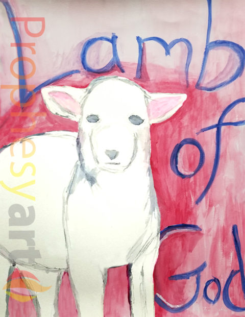 Lamb Of God Jesus - ArtDevotions - prophetic art - Vertical Worship